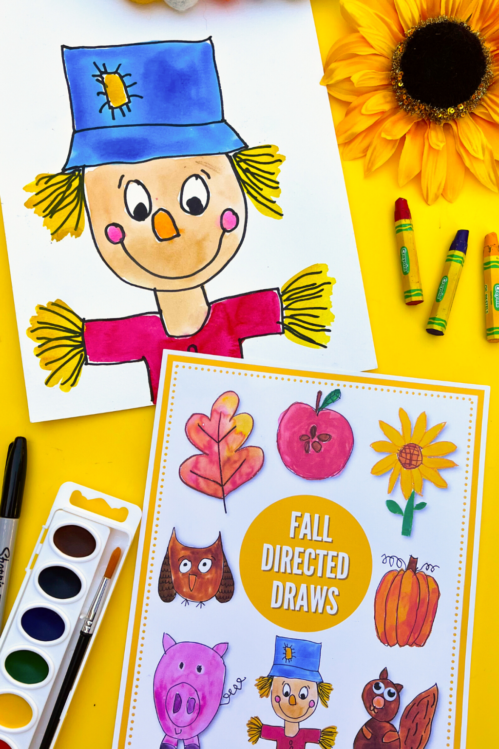 Fall Directed Draws for Kids - Friends Art Lab
