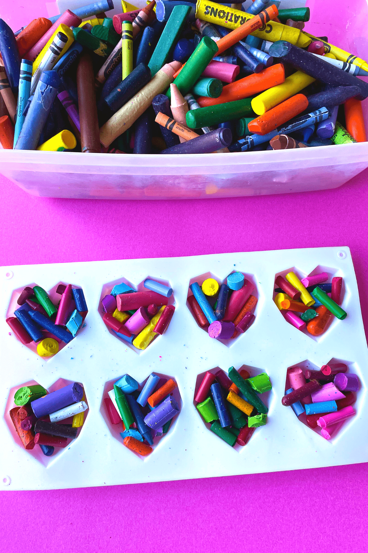 DIY Valentine’s Day Crayons - Friends Art Lab