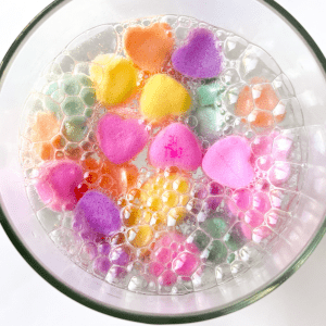 Dancing Candy Heart Experiment - Friends Art Lab