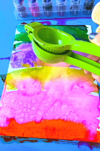 Lemon and Watercolor Science - Friends Art Lab