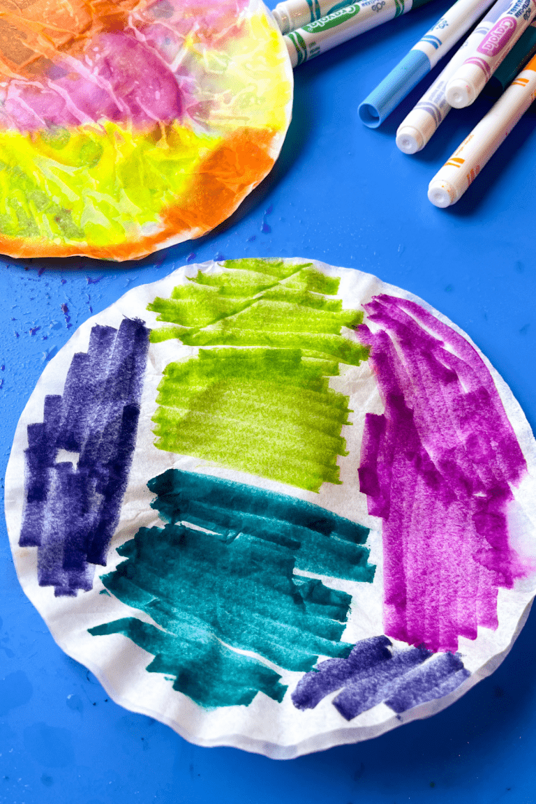 How to Color Coffee Filters + 3 Kid Crafts to Try - Friends Art Lab
