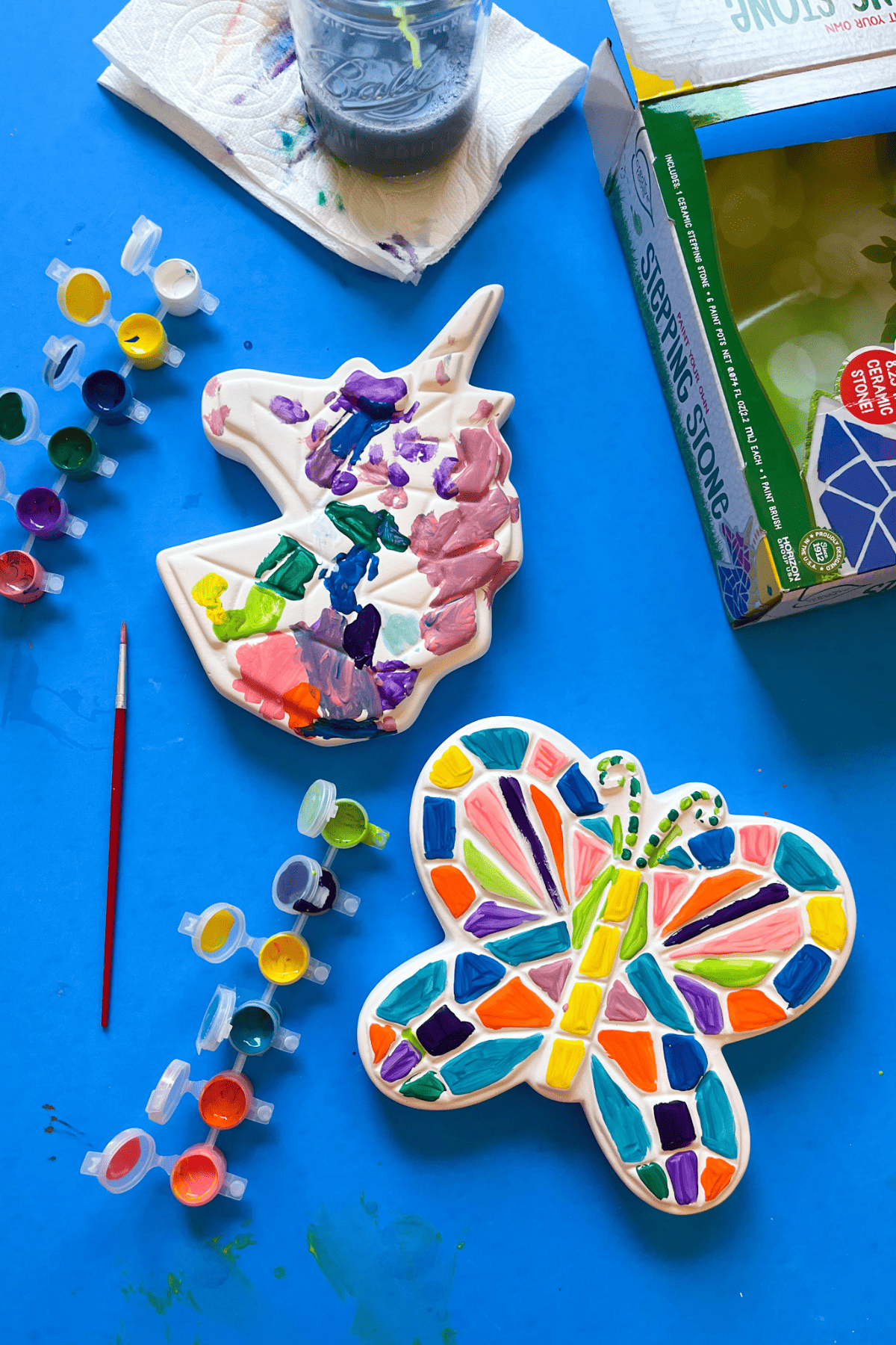 DIY Painted Stepping Stones: Outdoor Activity - Friends Art Lab