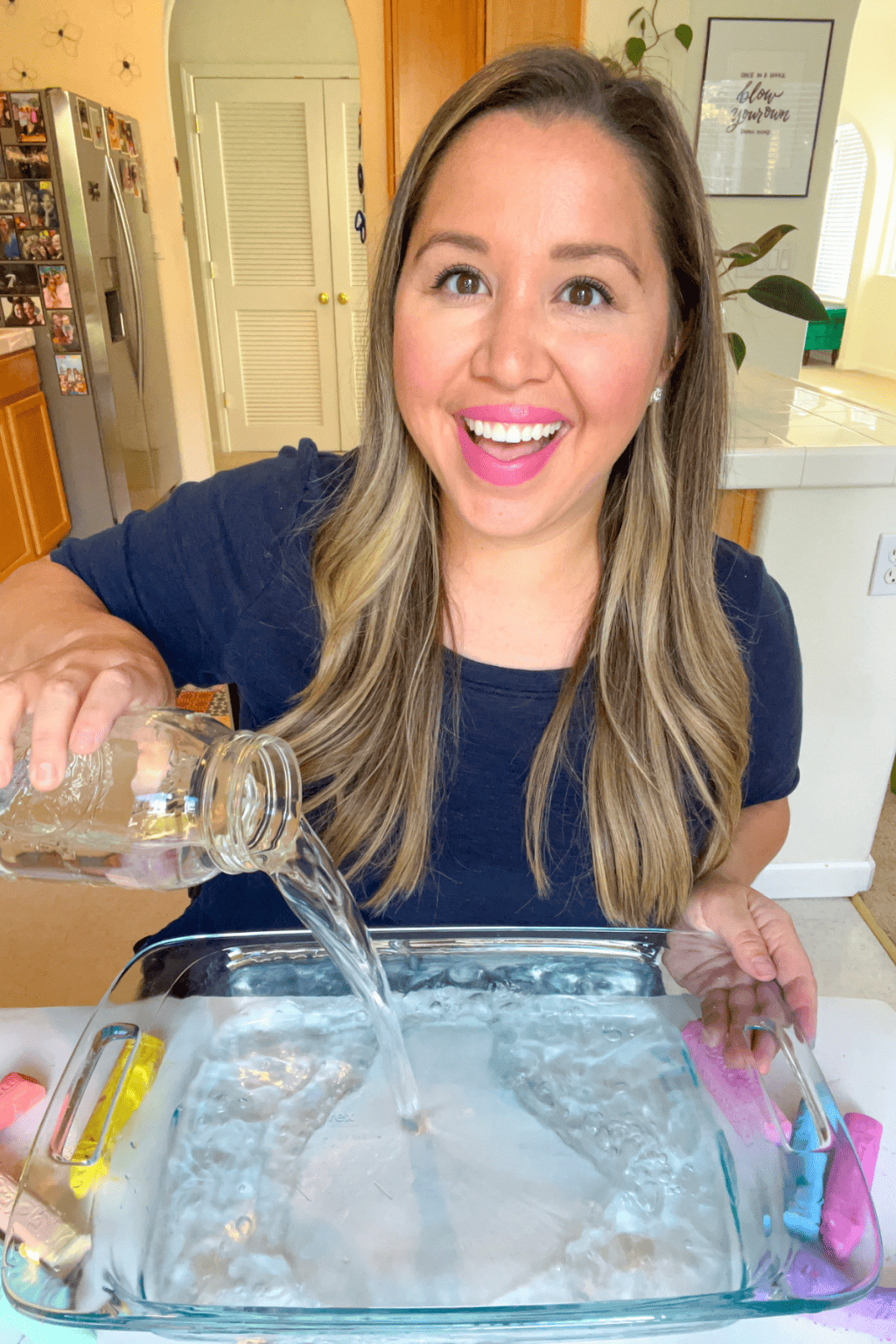 How to Make Floating Chalk Prints: Process Art for Kids - Friends Art Lab