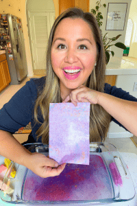 How to Make Floating Chalk Prints: Process Art for Kids - Friends Art Lab