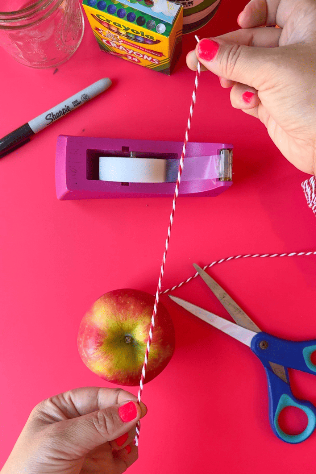 Preschool Apple Math: Measurement Activity - Friends Art Lab