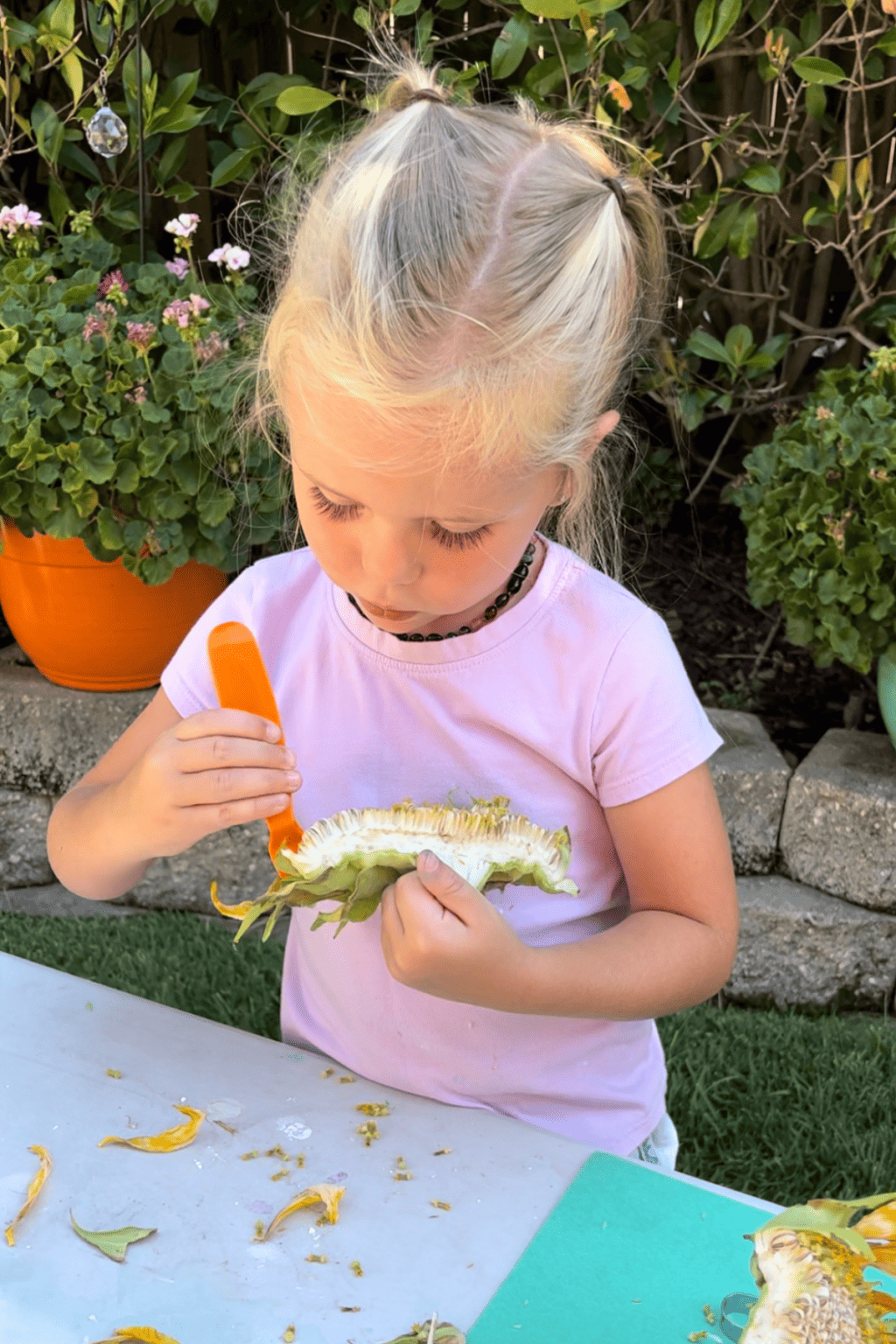 Sunflower Fine Motor Activity - Friends Art Lab