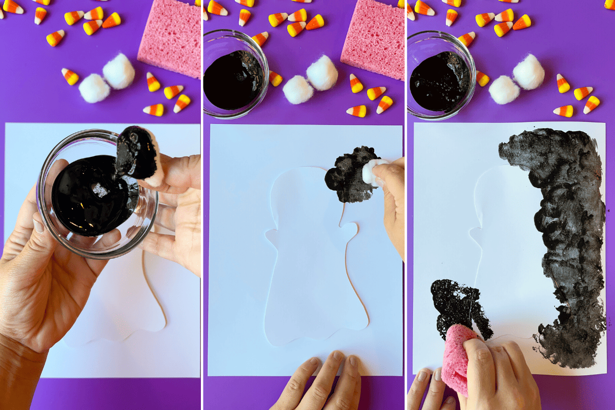 Easy Ghost Art for Kids - Friends Art Lab