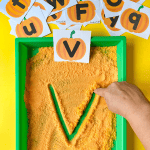 Fall Sensory Writing Activity + Free Printable Pumpkin Cards - Friends ...