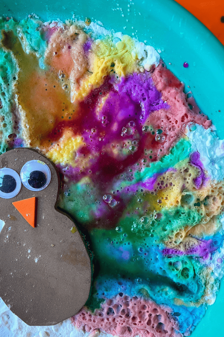 Fizzing Turkey Thanksgiving Science - Friends Art Lab