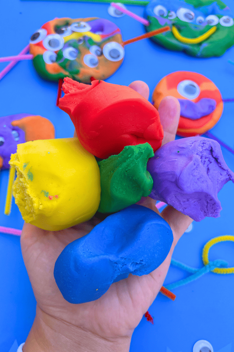 Play Dough Monsters - Friends Art Lab