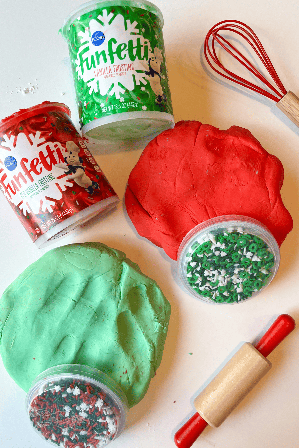 Christmas Frosting Dough Sensory Activity - Friends Art Lab