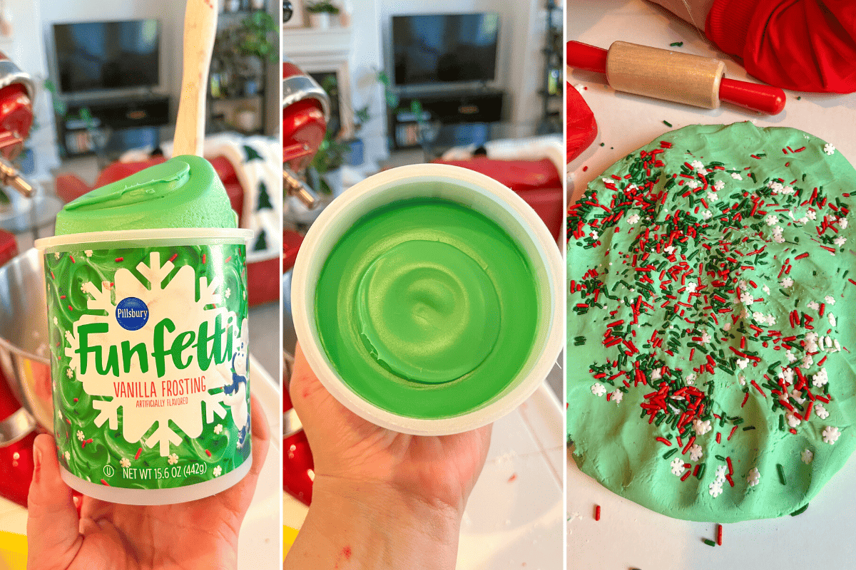 Christmas Frosting Dough Sensory Activity - Friends Art Lab