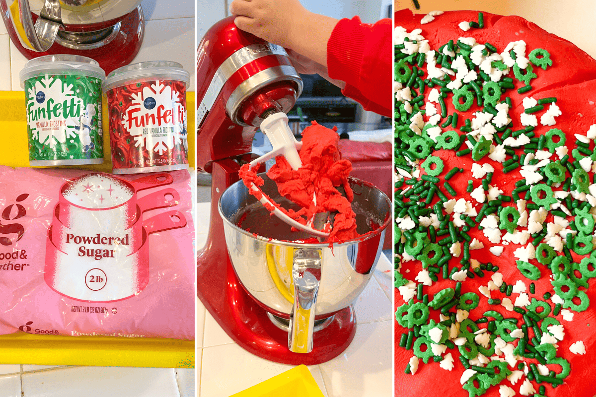 Christmas Frosting Dough Sensory Activity - Friends Art Lab