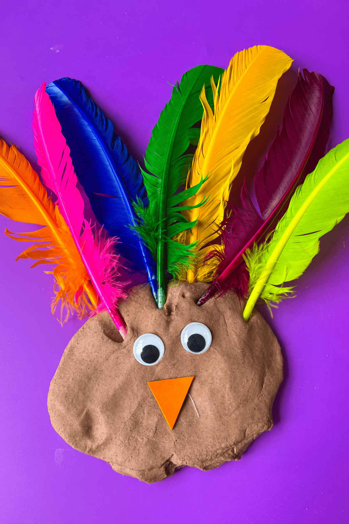 Play Dough Turkeys Thanksgiving Activity - Friends Art Lab