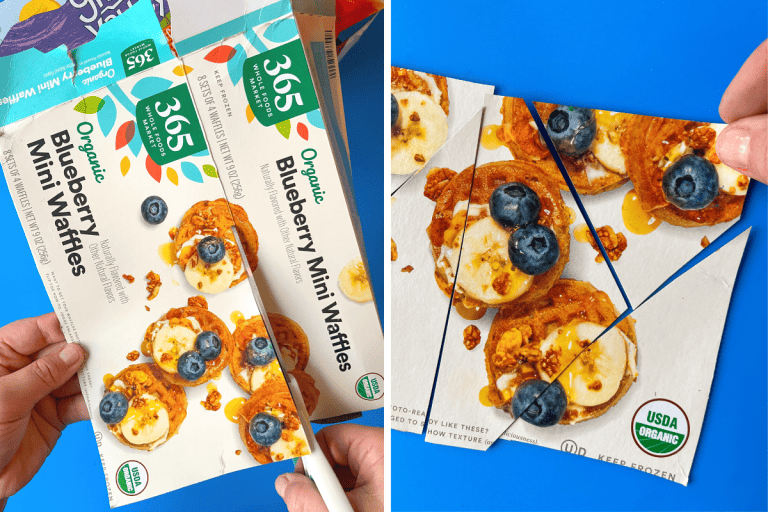 Upcycled Food Box Puzzle Math Activity - Friends Art Lab