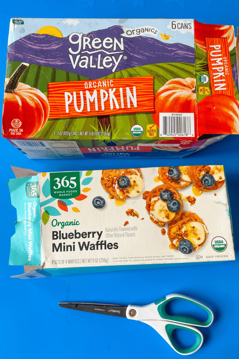 Upcycled Food Box Puzzle Math Activity - Friends Art Lab