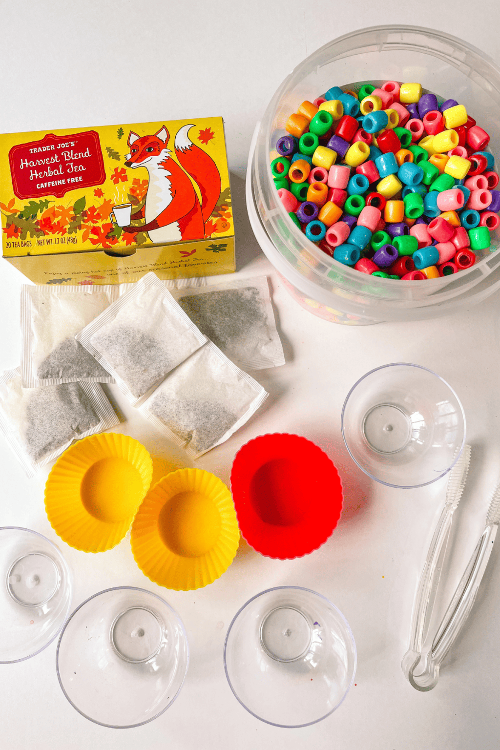 Warm Tea Fall Sensory Table - Friends Art Lab