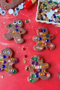Gingerbread Man Play Dough Activity - Friends Art Lab