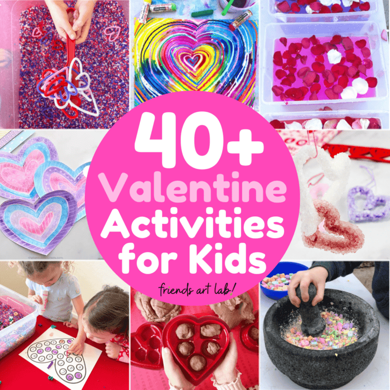 Valentine's Day Activities for Kids - Friends Art Lab
