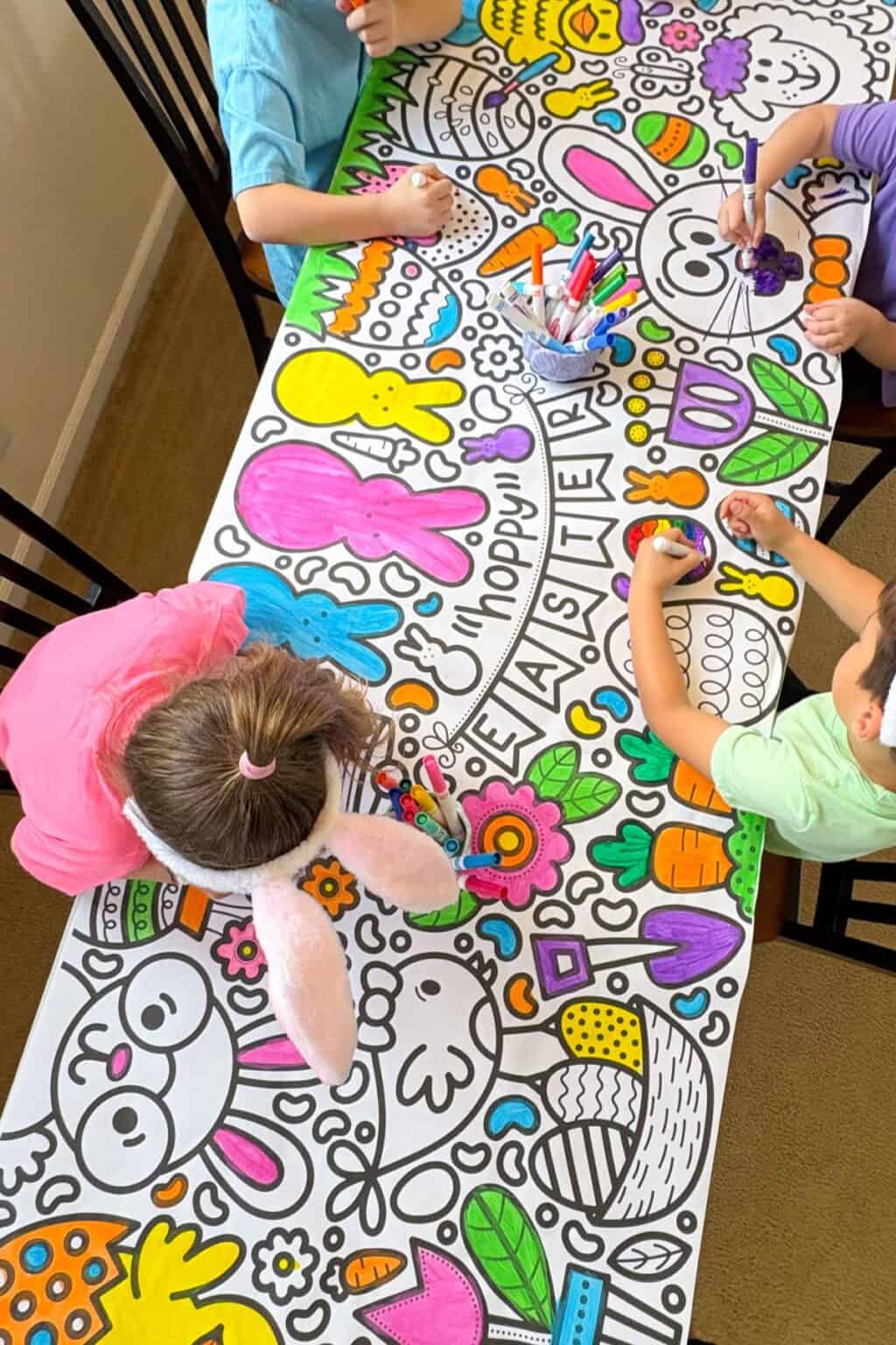 Easter Giant Coloring Poster - Friends Art Lab