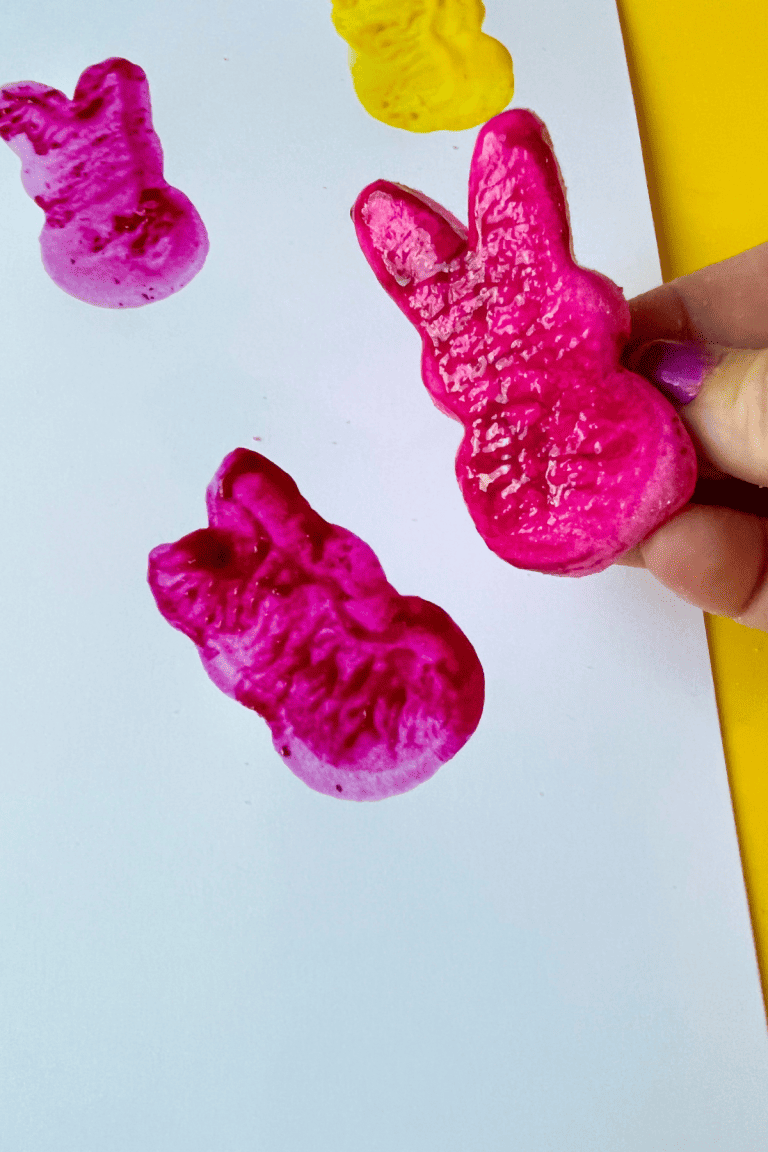 Painting with Peeps Easter Art Activity - Friends Art Lab