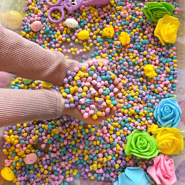 Easter Sensory Bin for Kids - Friends Art Lab