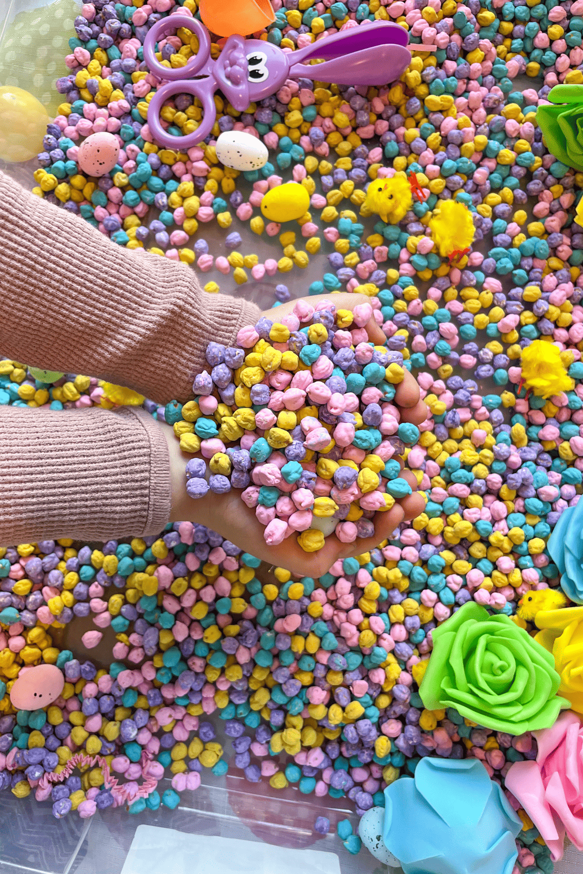 Easter Sensory Bin for Kids - Friends Art Lab