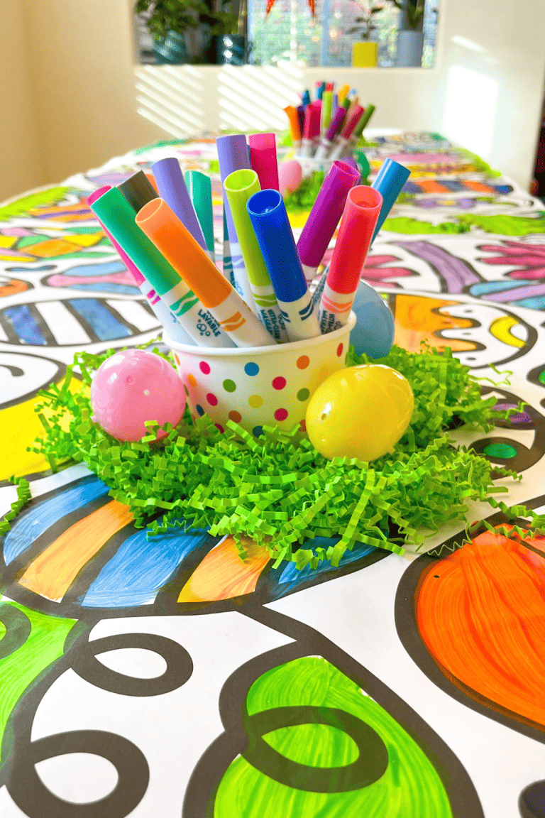 Easter Egg Coloring Banner - Friends Art Lab