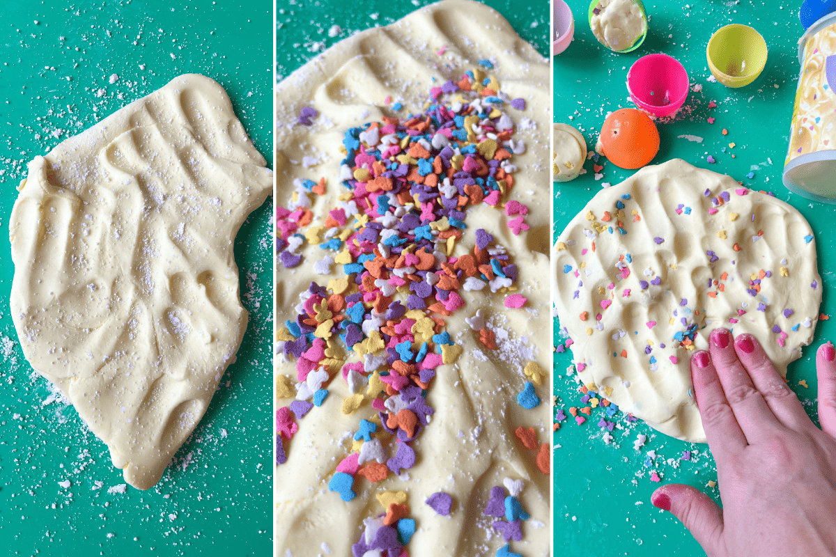 Easter Frosting Dough Sensory Activity - Friends Art Lab