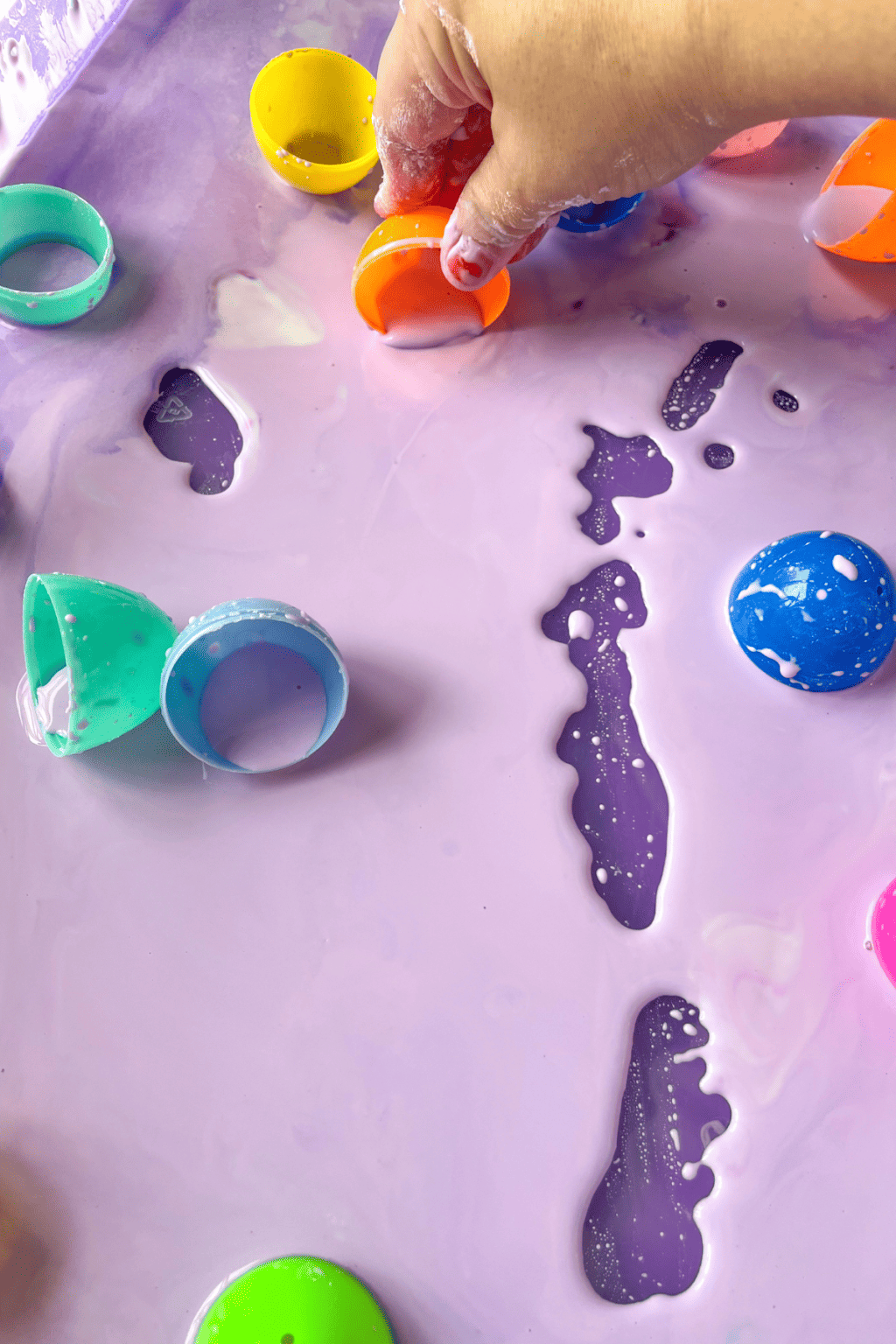 Easter Oobleck Sensory Bin - Friends Art Lab
