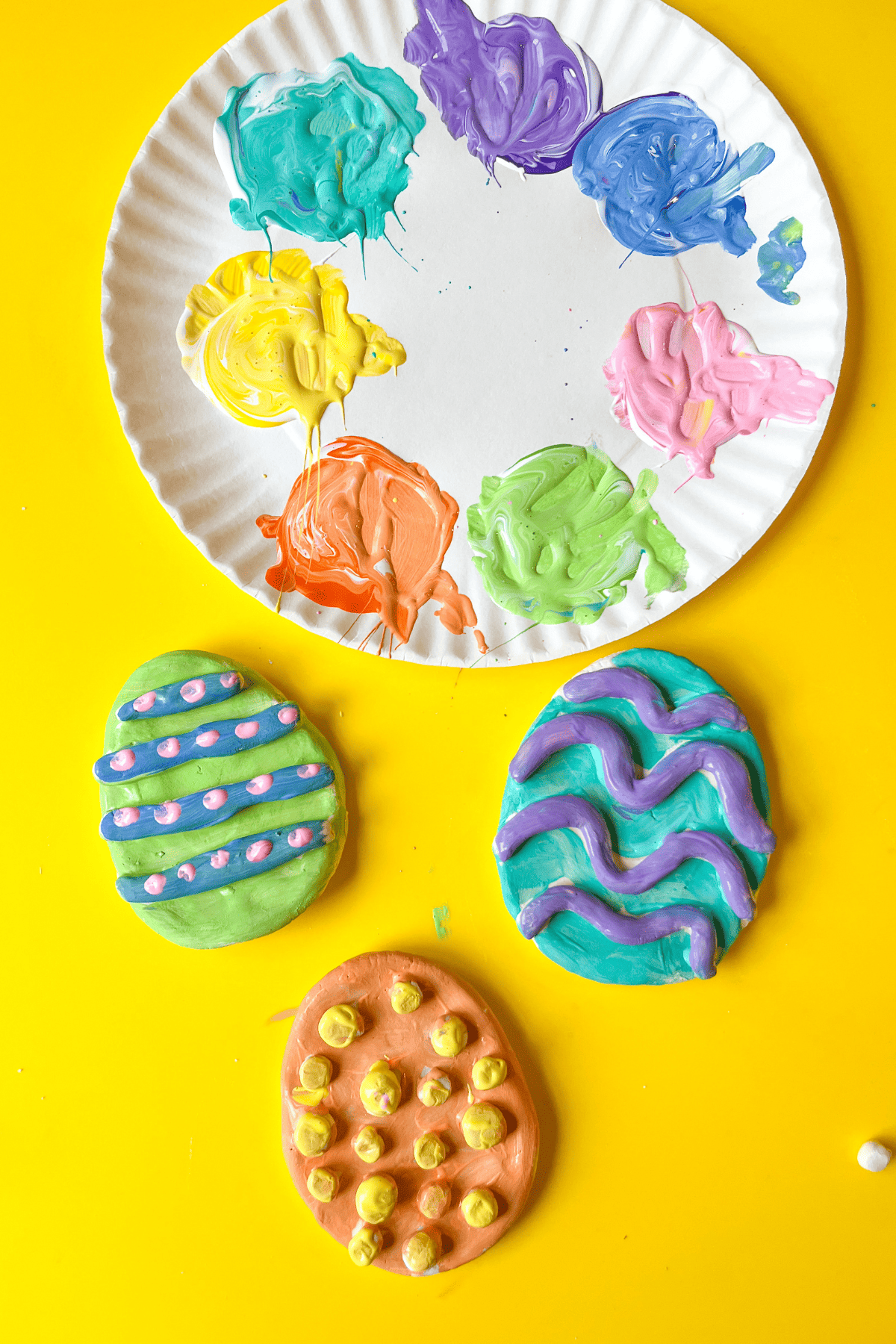 Air-Dry Clay Easter Eggs Art Activity - Friends Art Lab