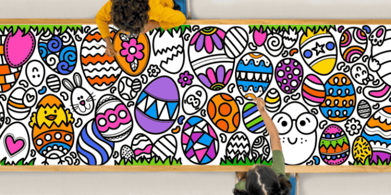 Easter Egg Marble Painting Art - Friends Art Lab