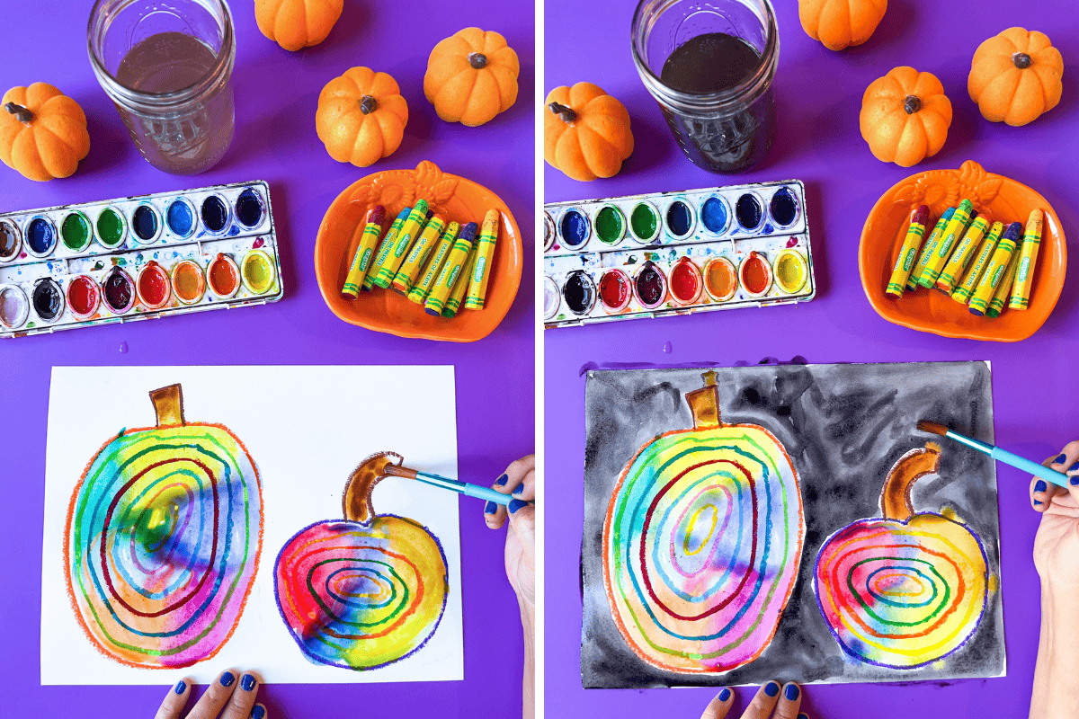 Kandinsky-Inspired Pumpkin Art for Kids - Friends Art Lab