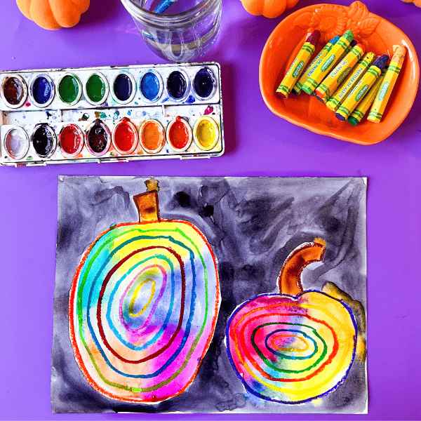 Kandinsky-Inspired Pumpkin Art for Kids - Friends Art Lab