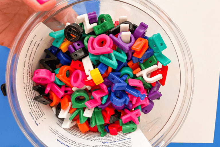 Finger Painting Letters Activity - Friends Art Lab
