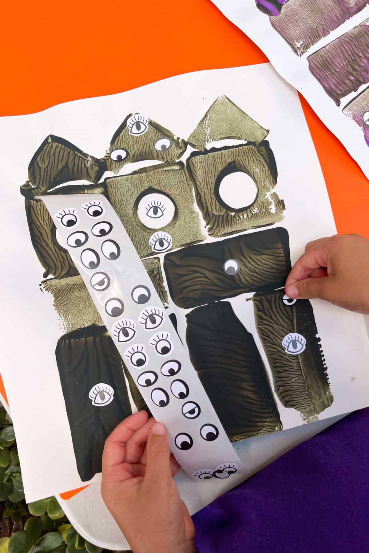 Haunted House Art Project - Preschool Halloween Craft - Friends Art Lab
