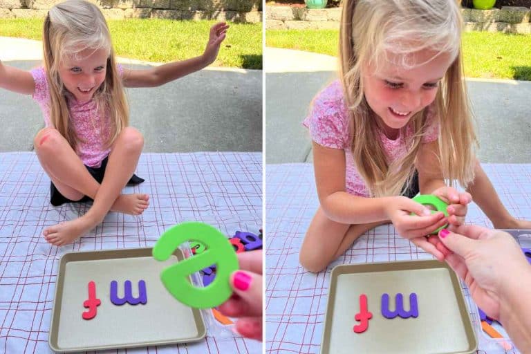 Preschool Letter Memory Game - Friends Art Lab