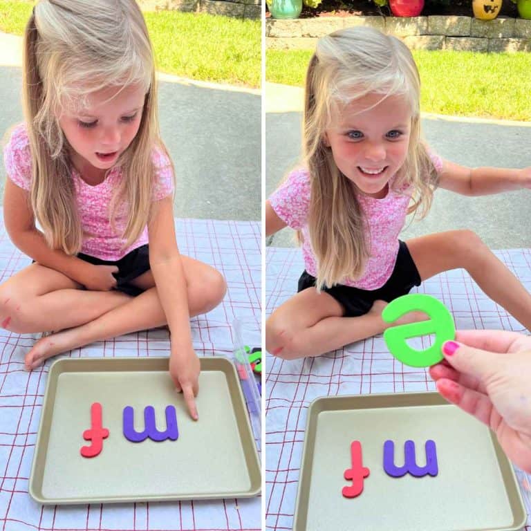Preschool Letter Memory Game - Friends Art Lab