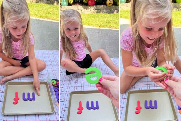 Preschool Letter Memory Game - Friends Art Lab