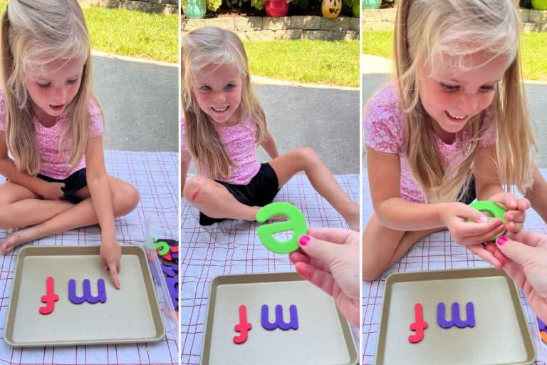 Preschool Letter Memory Game - Friends Art Lab