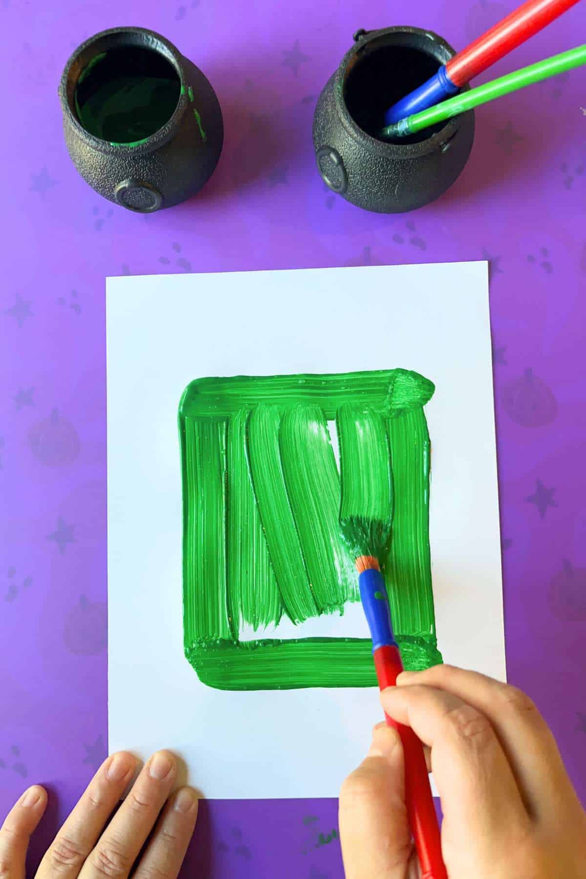 Frankenstein Art for Kids – Easy Halloween Activity - Friends Art Lab
