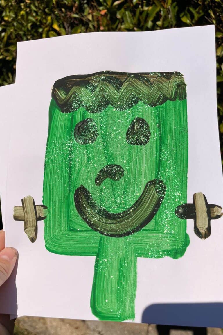 Frankenstein Art for Kids – Easy Halloween Activity - Friends Art Lab