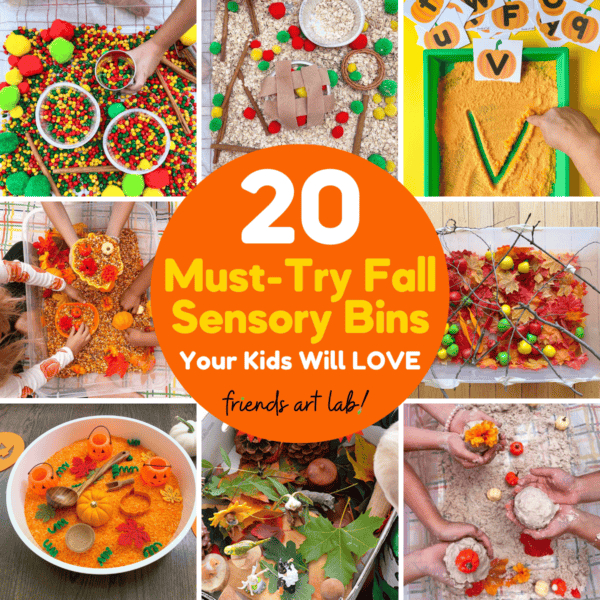 20 Fall Sensory Bins for Preschoolers - Friends Art Lab