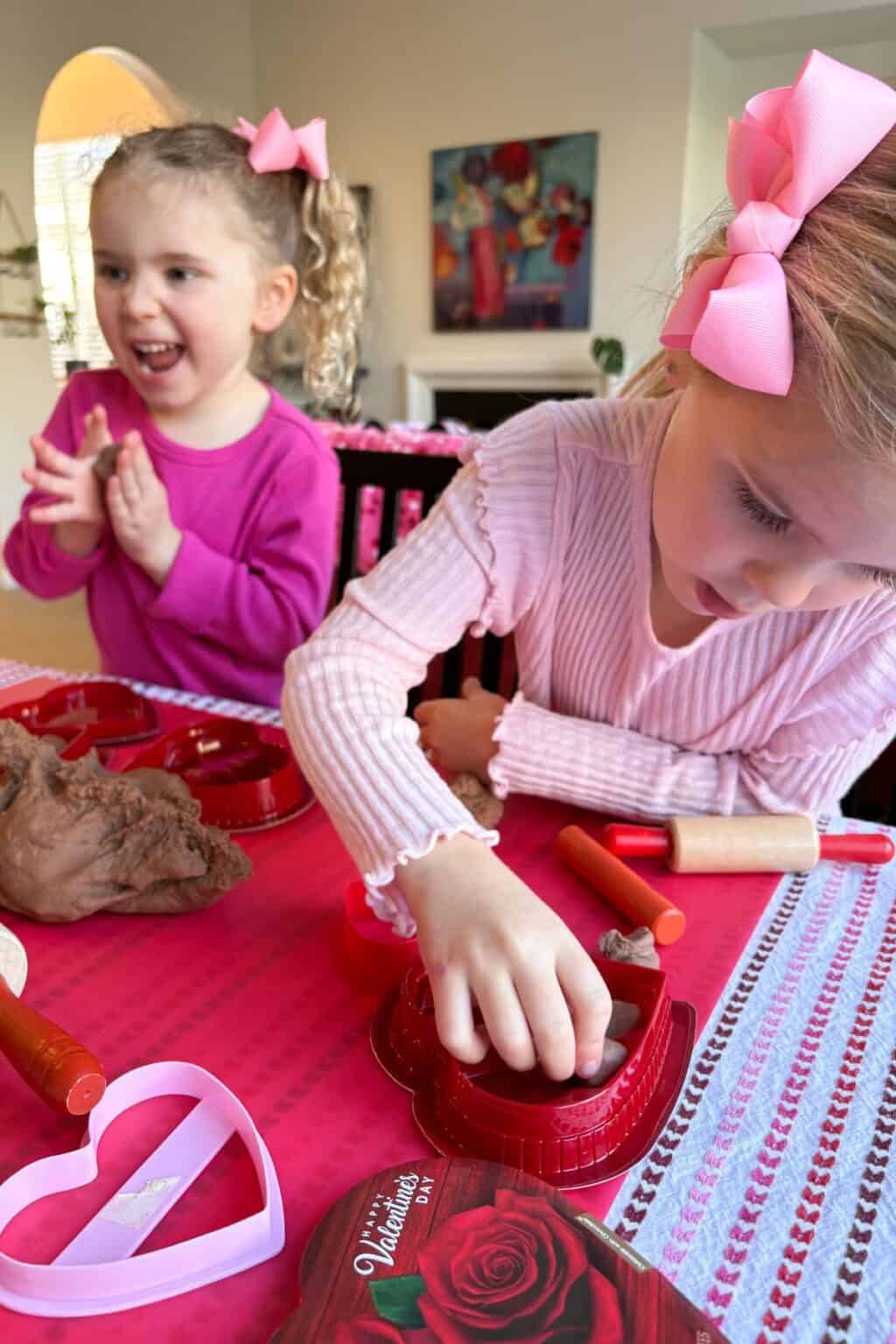 Chocolate Play Dough – Preschool Valentine’s Day Activity - Friends Art Lab