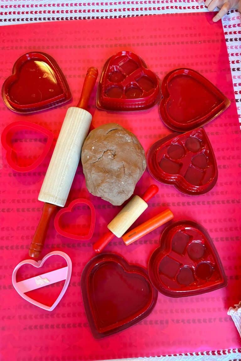Chocolate Play Dough – Preschool Valentine’s Day Activity - Friends Art Lab