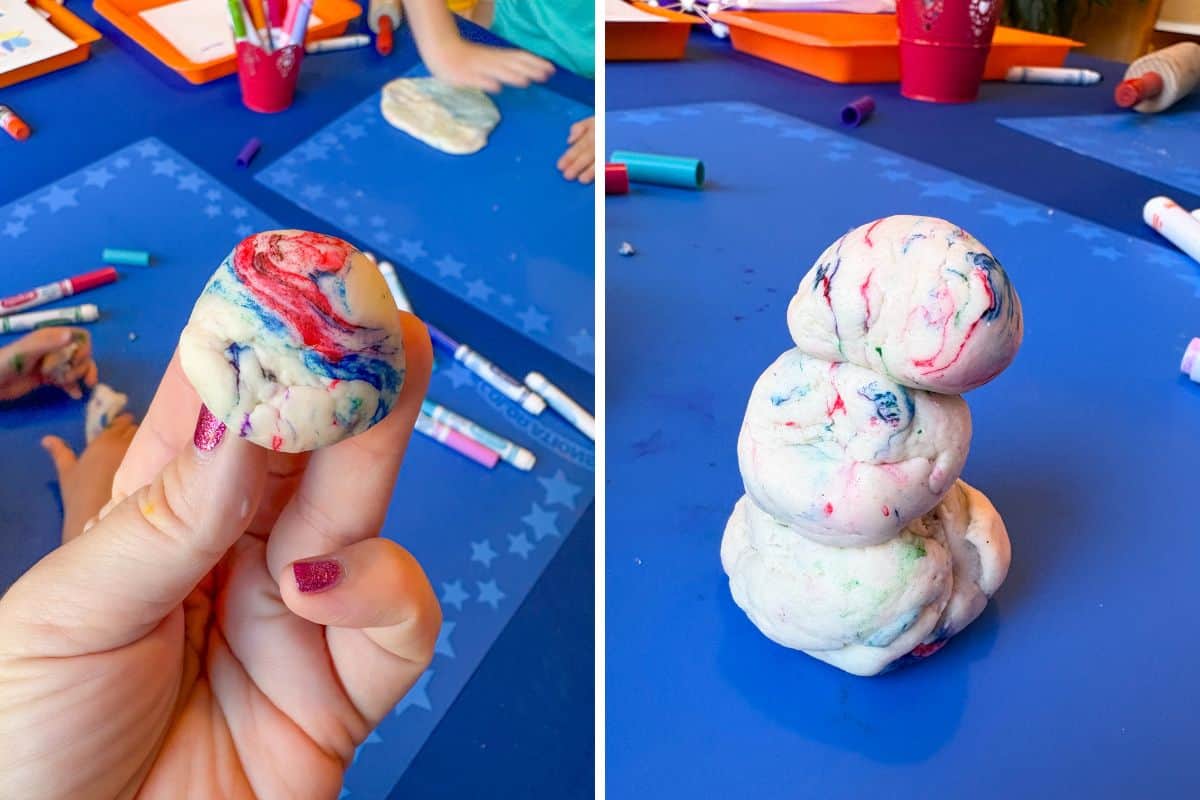 Drawing on Play Dough Sensory Activity - Friends Art Lab