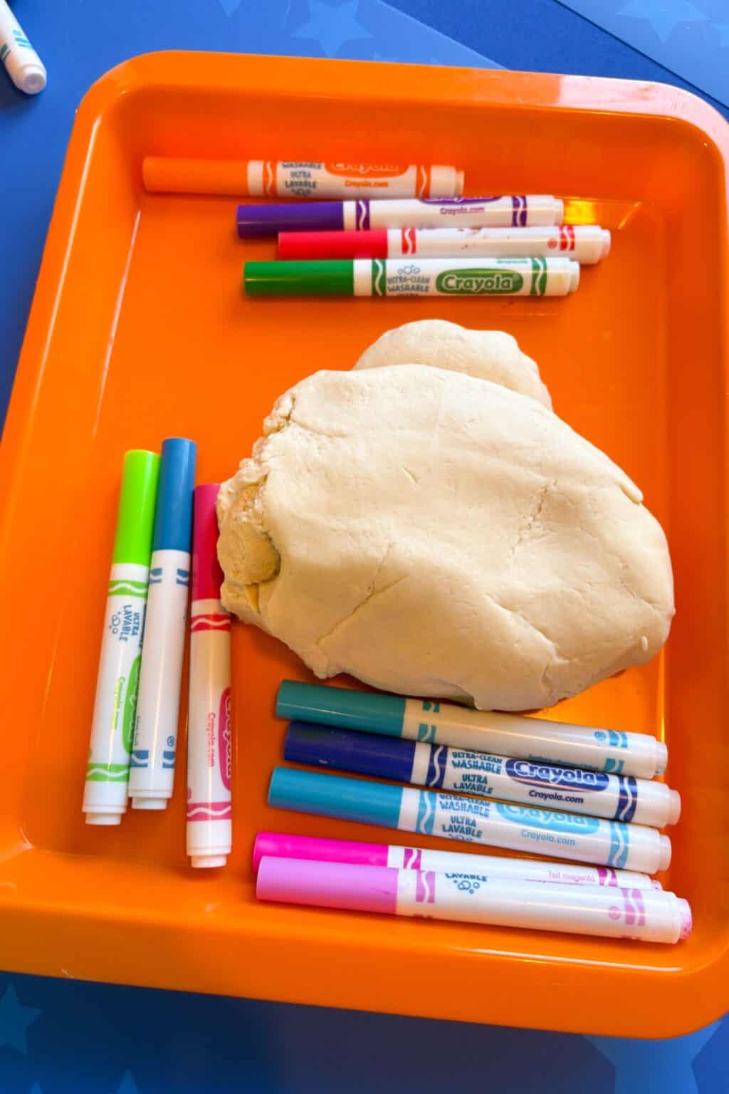 Drawing on Play Dough Sensory Activity - Friends Art Lab
