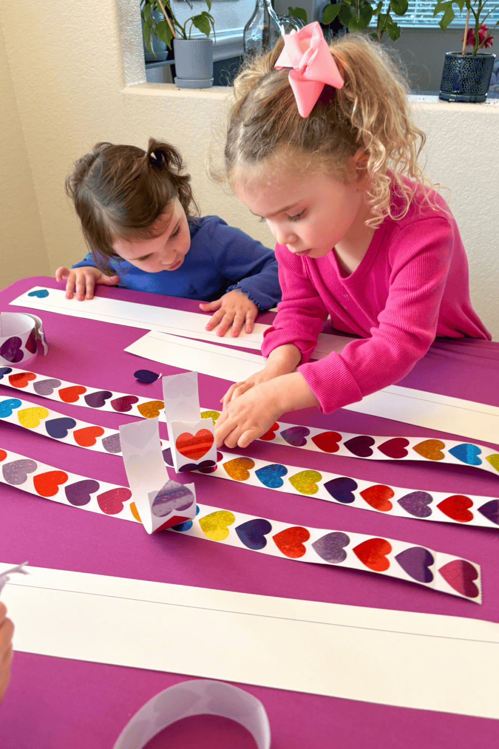 Valentine’s Day Headbands for Preschoolers - Friends Art Lab