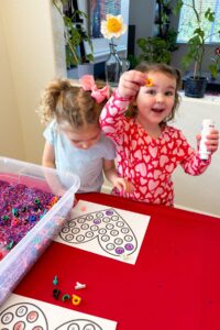 Valentine’s Day Preschool Letter Game - FREE Printable - Friends Art Lab