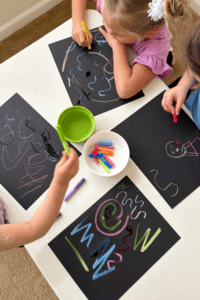 Chalk Art for Kids - Exploring Wet vs. Dry Chalk - Friends Art Lab